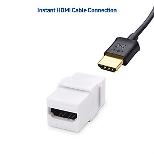 Cable Matters 2-Pack 8K HDMI Keystone Jack with 8K 60Hz and 4K 120Hz (8K Keystone HDMI, HDMI Jack, HDMI Coupler Keystone)