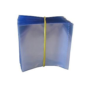66 x 60 mm Clear Perforated Shrink Sleeve for Small Jars, Beverage Bottles, Liquor Bottles and More. [Compatible Diameter Range: 1 1/4” – 1 1/2”] - Bundle of 250