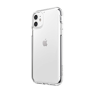 Speck iPhone 11 Clear Case - Drop Protection & Scratch Resistant, Anti-Yellowing & Anti-Fade with Dual Layer Protetective, Slim, Transparent Design - Crystal Clear iPhone 11 Cases - GemShell
