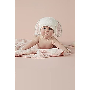 Mud Pie Children's Nursery Chenille Blanket, Pink Gingham, 34" x 28"