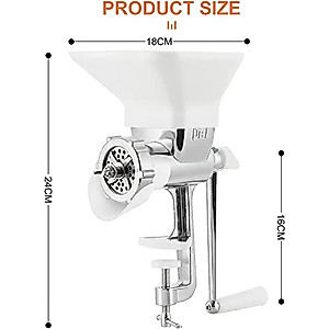 YUCHENGTECH Manual Animal Feed Food Pellet Machine Pet Dog Cat Food Pellet Mell Making Machine Pet Bait Granulator Pelleter with 1.5mm/2mm/2.5mm/3mm Molds (Small)