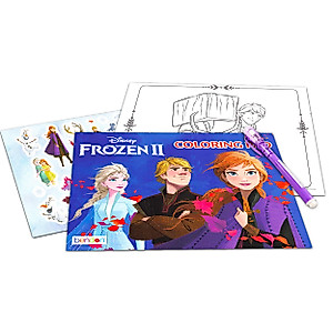 Girl Disney Frozen Craft Set for Kids - Ultimate Frozen Craft Bundle with Activity Book, Coloring Pad, Stickers, and More (Frozen Art Activity Set)
