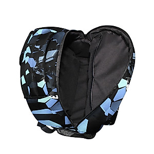 Krafig Boys Girls Kids Sport 3D Soccer School Backpacks Bookbag, Elementary School Bag Travel Backpack Daypack