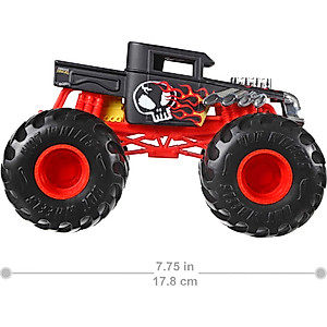 Hot Wheels Toy Monster Trucks, Oversized Die-Cast Bone Shaker in 1:24 Scale, Play Vehicle for Kids & Collectors