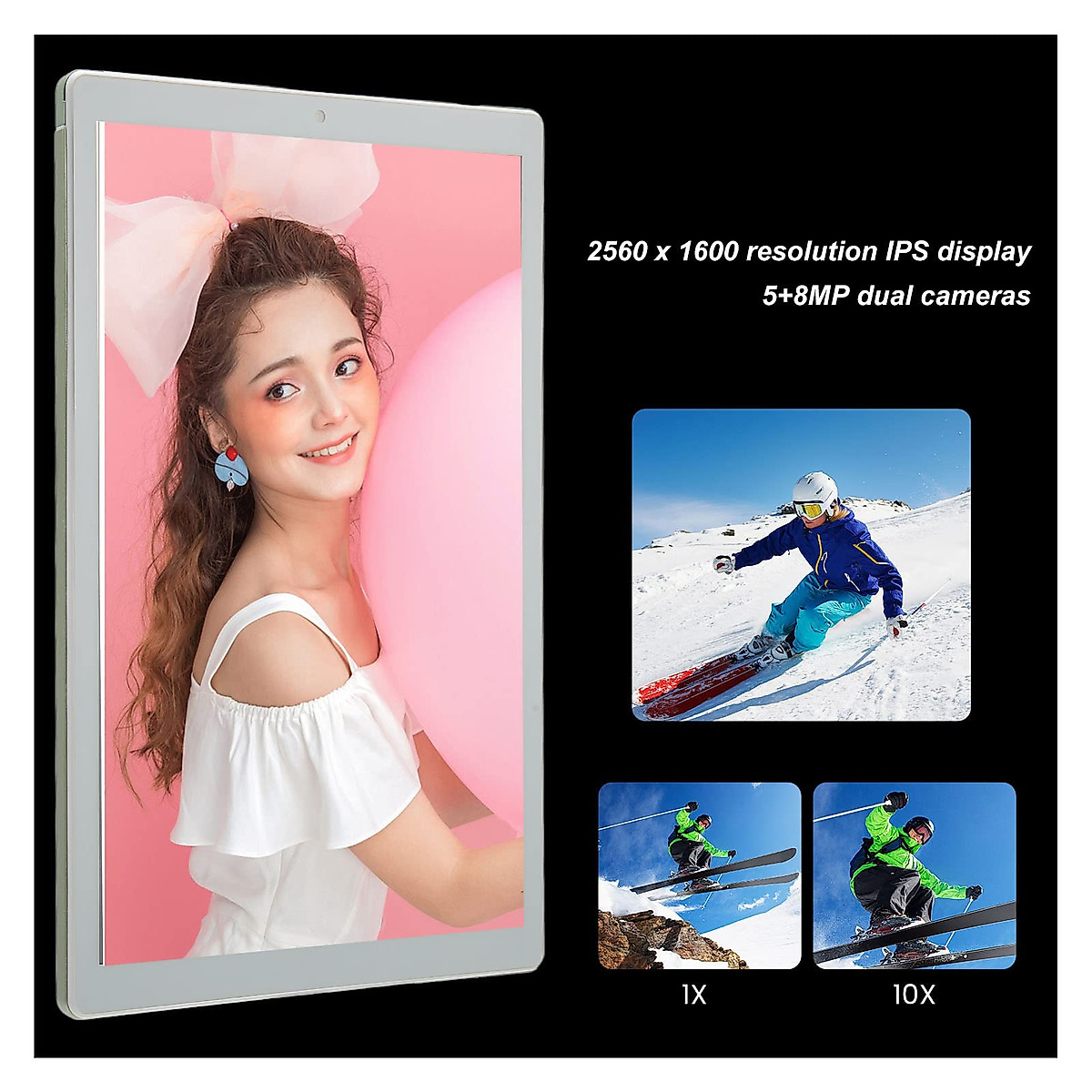 10.1 Inch Tablet with 2K Display & 8-Core Performance