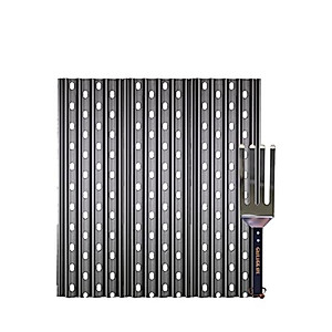 GrillGrate Sets of 16.25" Panels (Interlocking) GrillGrates + Short Tool (3) - Outdoor Grill Grates for the Traeger Ironwood 650 & 885, Green Mountain Peak & Ledge, Masterbuilt 800