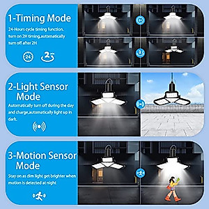 Solar Shed Light Indoor Outdoor - Solar Motion Sensor Light 120 LED,Motion Sensor Outdoor Lights,Solar Outdoor Light Waterproof with Remote Control 4-Leaf 120°Adjustable for Front Door,Camping,Garage