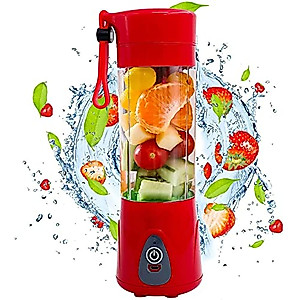 Portable Blender Personal Size Blender USB 4000 mAh Rechargeable with 6 Blades Smoothies,380ML Juicer Cup 5 Core PB 01