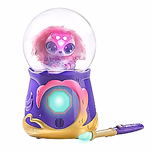 Magic Mixies Magical Misting Crystal Ball with Interactive 8 inch Pink Plush Toy and 80+ Sounds and Reactions