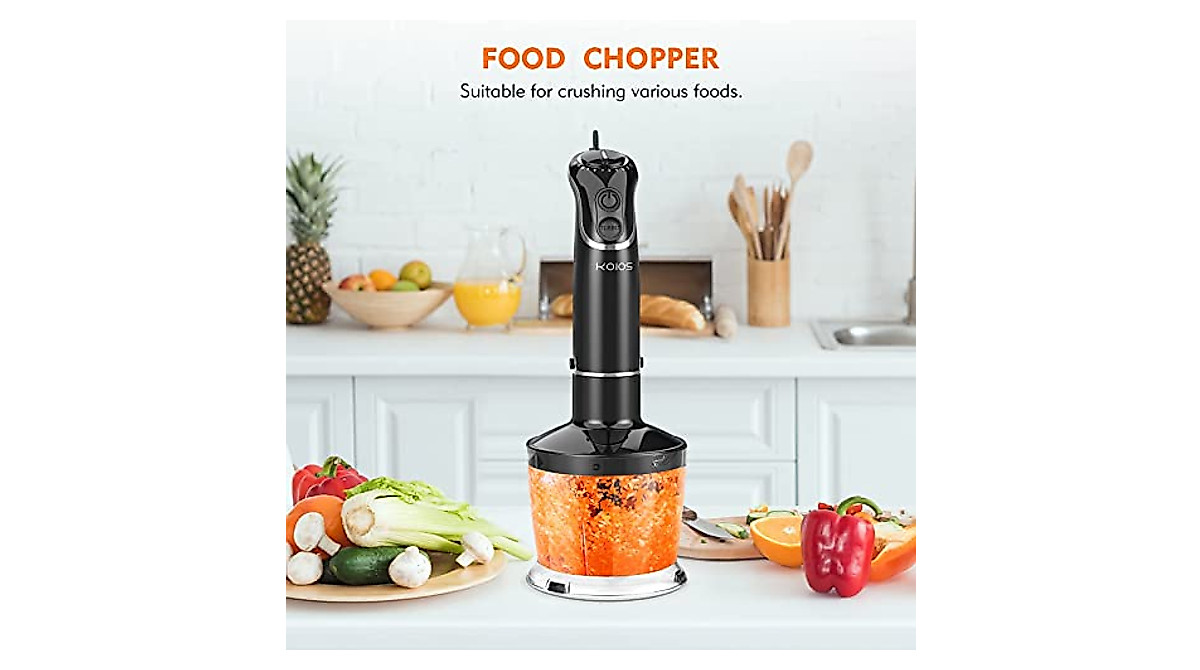 KOIOS 800W Hand Blender - 12-Speed Versatility & Power