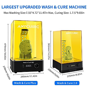 ANYCUBIC Photon Mono X 6K Resin 3D Printer and ANYCUBIC Wash and Cure Plus, Resin 3D Printer Bundle