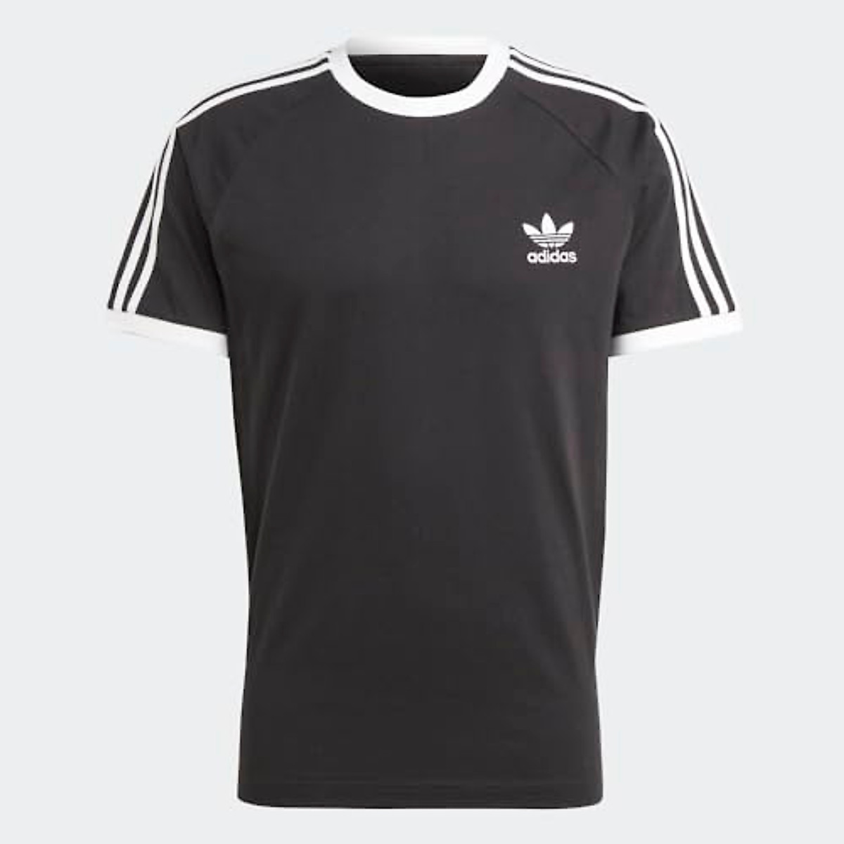adidas Originals Men's Adicolor Classics 3-Stripes T-Shirt, Black, X-Large