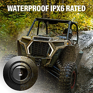 BOSS Audio Systems POLCAM Off-Road Front Or Reverse Rearview Backup Vehicle Camera – Compatible With Polaris RZR Ride Command ATV UTV, Waterproof IPX6 Rated, Low Light Visibility, Wide Angle View
