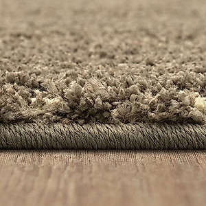 Mohawk Home Francesca Ornamental Medallion Sand 5' x 8' Shag Area Rug Perfect for Living Room, Dining Room, Office