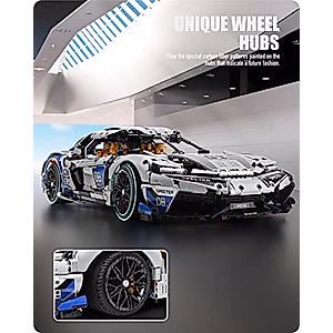 Nifeliz Genera Sports Car Building Toy Sets for Adults, A Colletible Supercar Model to Build and Display, Gift for Sports Car Fans and Adults (2,910 Pieces)