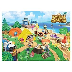 Animal Crossing “Welcome to Animal Crossing” 1,000 Piece Jigsaw Puzzle | Collectible Puzzle Featuring Familiar Characters from The Nintendo Switch Game | Officially Licensed Nintendo Merchandise