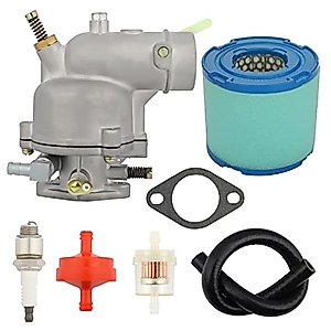 Allong 390323 Carburetor Air Filter Fuel Hose Shut Off Valve for 195437 394228 7 8 9 HP Horizontal Engine Motor Generator Tiller Mower Carb to-ro 293950 394514