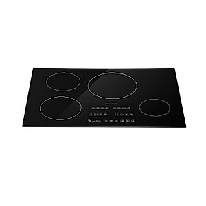 Empava 30” Electric Stove Induction Cooktop with 4 Power Boost Burners Smooth Surface Vitro Ceramic Glass in Black, 30 Inch