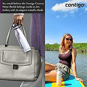 Contigo Matterhorn Water bottle with Thermalock insulation, BPA-free stainless steel bottle with screw cap, leak-proof drinking bottle, keeps beverages up to 24h cold / up to 10h hot, 590 ml