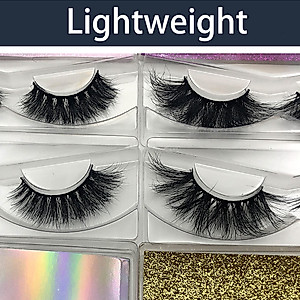 Mink Lashes bulk MIKIWI 6 Styles 30 Pack, 3D Mink Lashes wholesale,15-20mm Fluffy Long wispy lashes Real Mink Eyelashes