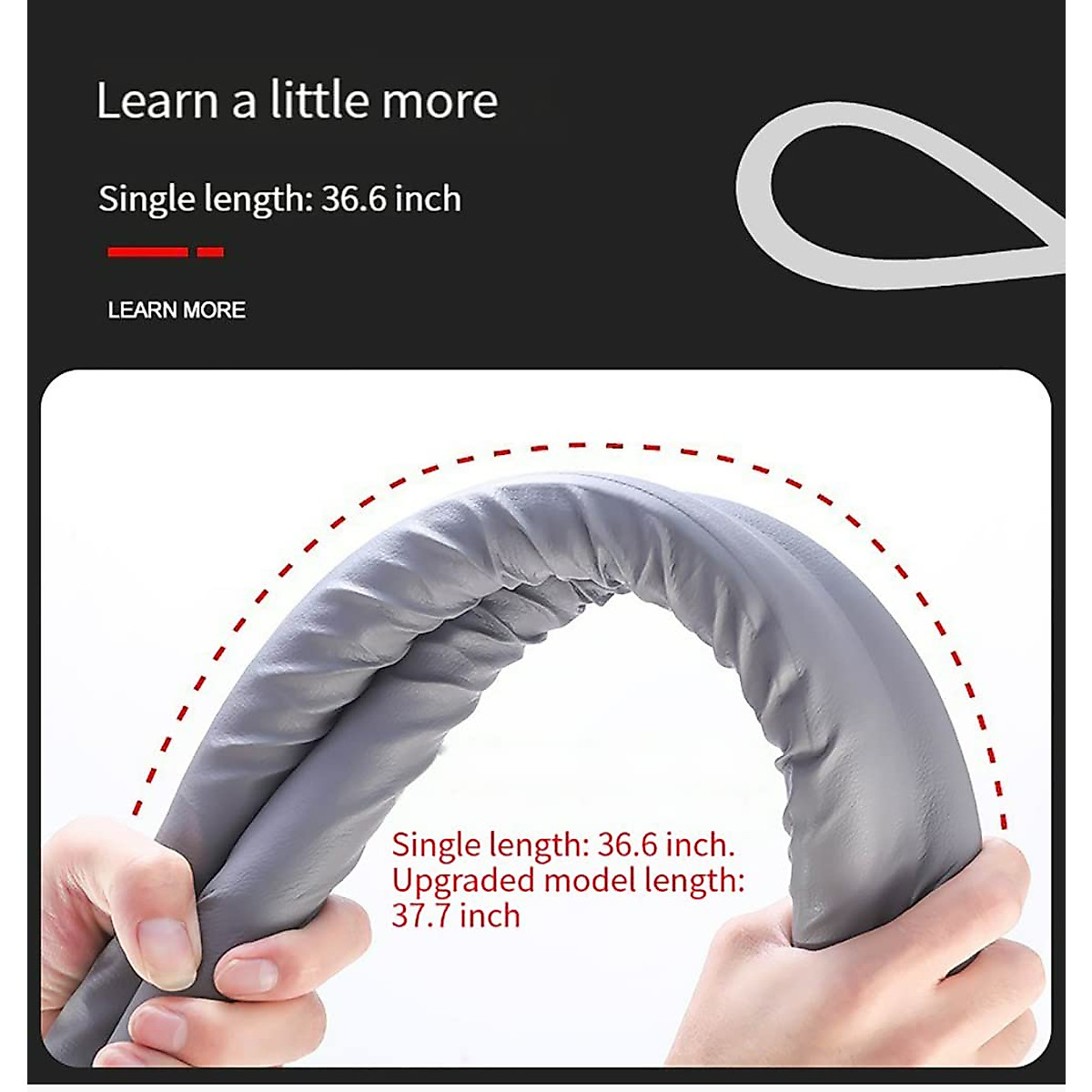 Door Draft Stopper 37 Inch Adjustable Door Bottom Stopper Dust-Proof, Draft-Proof, Water-Proof, Winter-Proof, Block Light, Block Noise (Black)