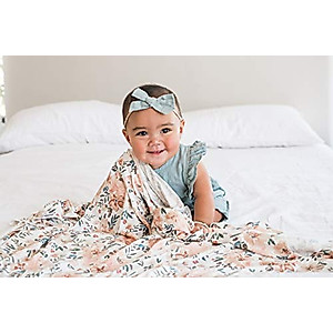 Copper Pearl Large Premium Knit Baby Swaddle Receiving Blanket Autumn