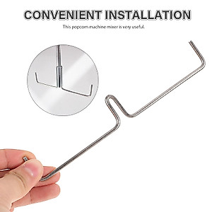 Hemobllo Popcorn Machine Mixer Stick - Popcorn Machine Parts Replacement Popcorn Machine Stirring Rod Popcorn Machine Stirring Shaft Popcorn Machine Stirring Stick Replacement Accessoroies