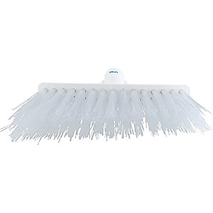 Vikan, White Broom,Angle Cut,Stiff,11",PP/PET, 2914