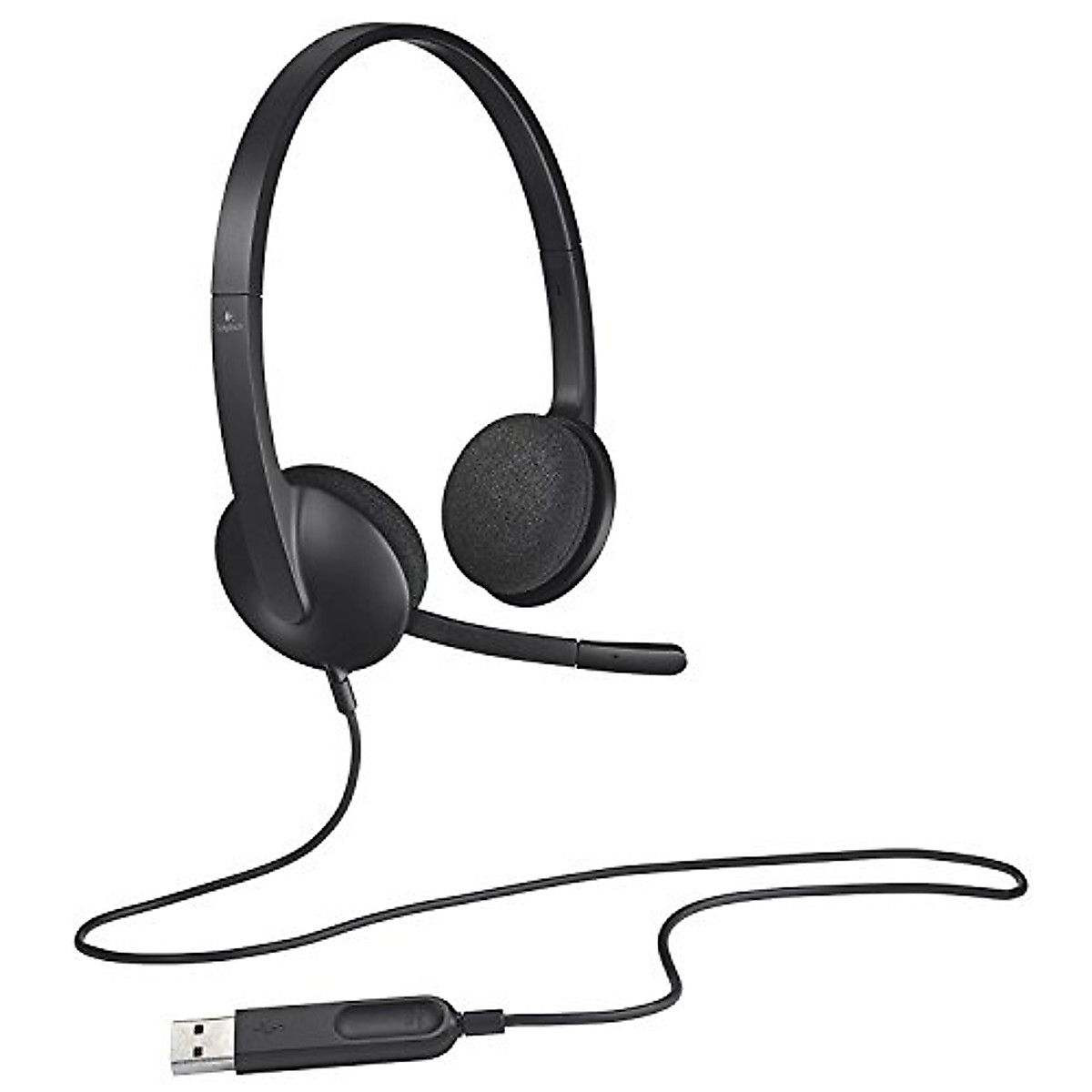 Logitech USB Headset H340, Stereo, USB Headset for Windows and Mac (Certified Refurbished)