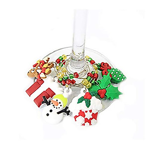 JIALEEY 100PCS Wine Glass Charm Rings 25mm Silver Plated Open Jump Ring Earring Beading Hoop for Jewelry Making Wedding Birthday Party Festival Favor