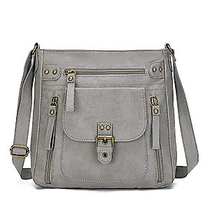 KL928 Crossbody Bags for Women Shoulder Purses and Handbags, Grey