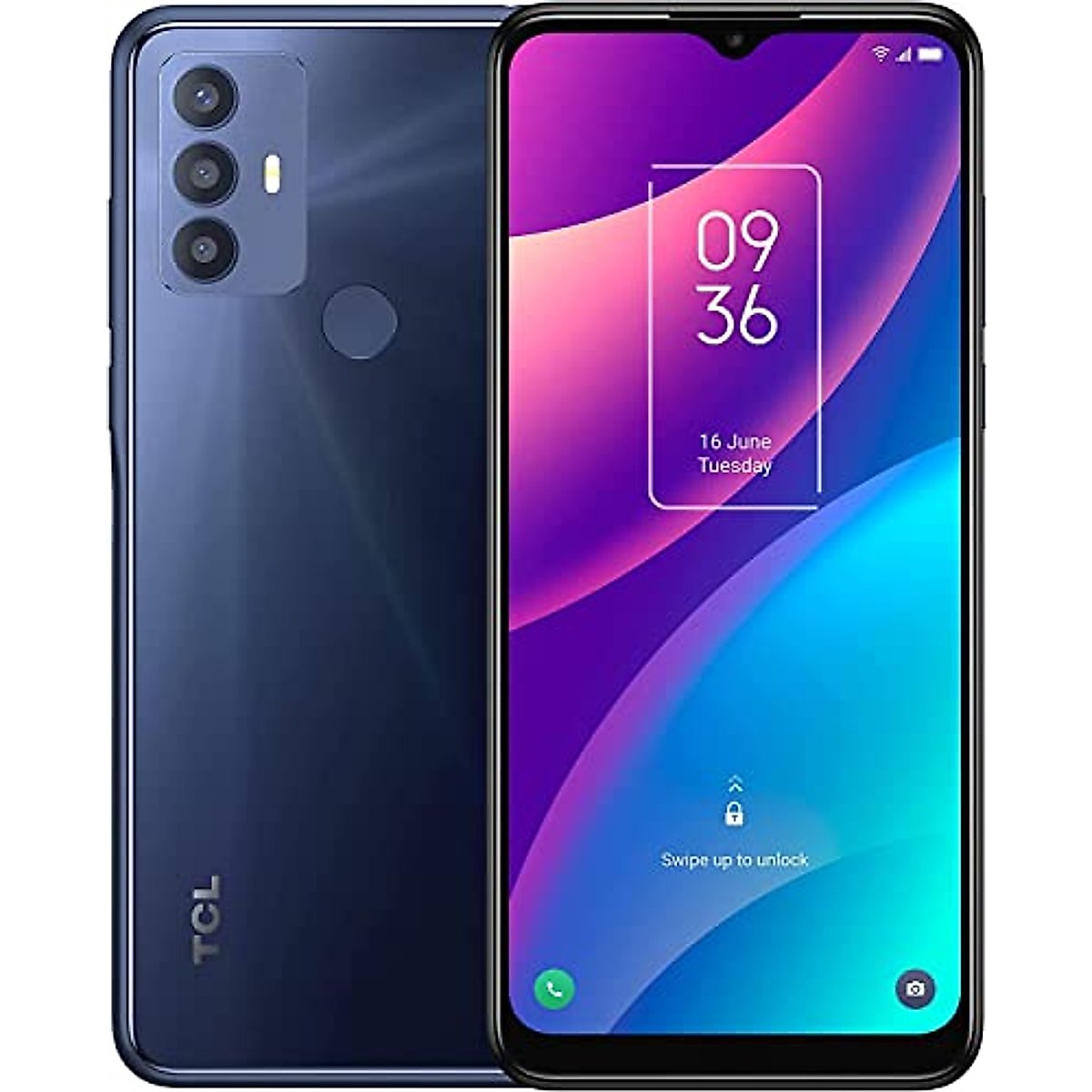 TCL 30 SE 6.52" Unlocked Cell Phone, 4+64GB Android Phone GSM Unlocked Smartphone with 50MP Camera, 5000mAh, Single SIM, US Version, Atlantic Blue, Not Support Verizon/Boost/5G