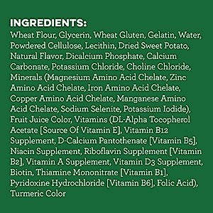 Greenies Petite Natural Dog Dental Treats, Sweet Potato Flavor, 12 oz. Pack (20 Treats)