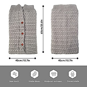 Newborn Baby Swaddle Blanket, Baby Kids Toddler Knit Soft Warm Fleece Blanket Swaddle Sleeping Bag Stroller Unisex Wrap for Boys Girls (Grey)