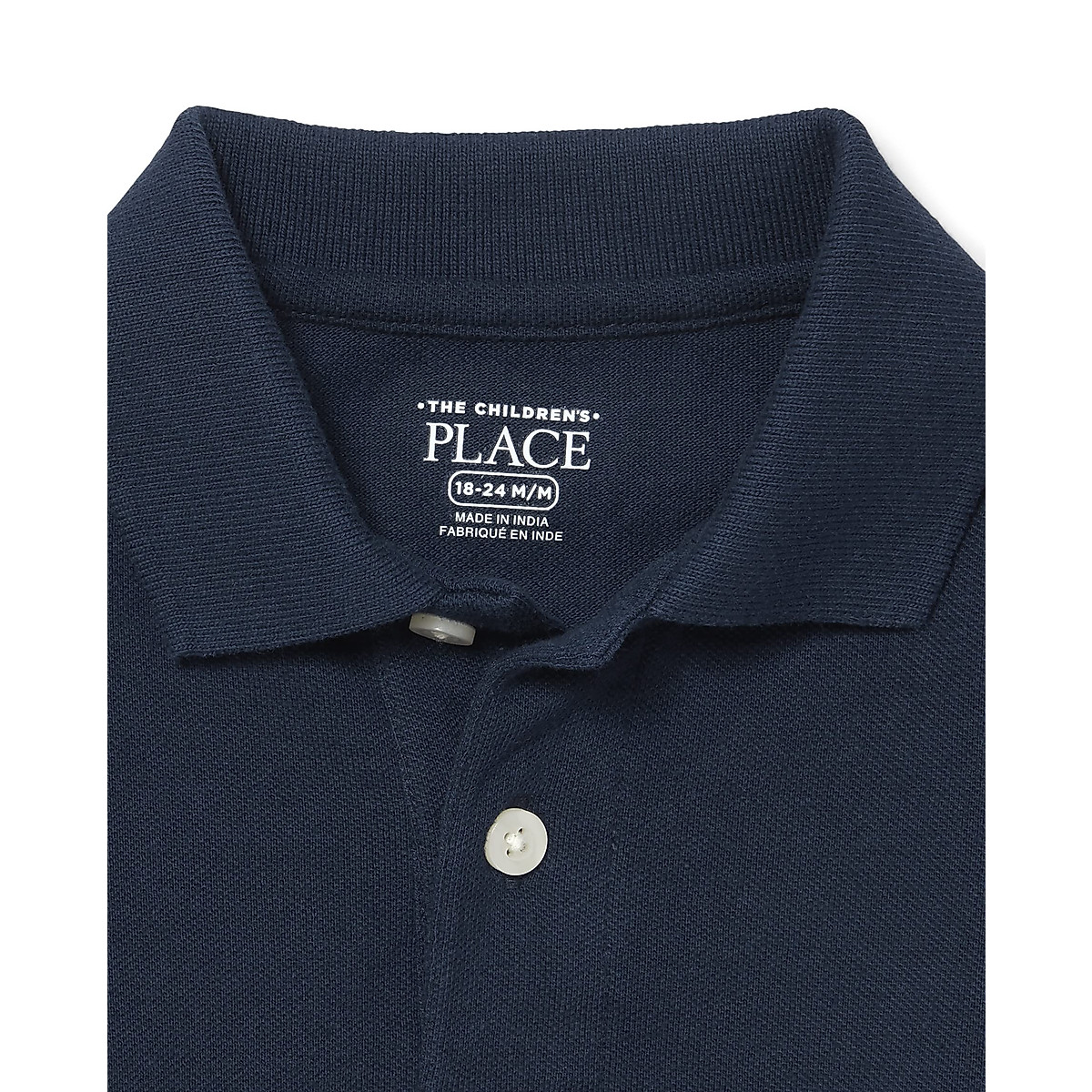 The Children's Place Baby Boys and Toddler Boys Short Sleeve Pique Polo, Classic Red/Nautico/White, 5T