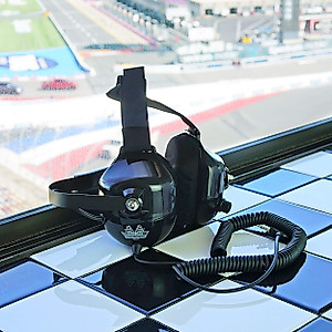 Race Day Electronics Behind Head Earphones/Headphones Headset for Racing Scanners