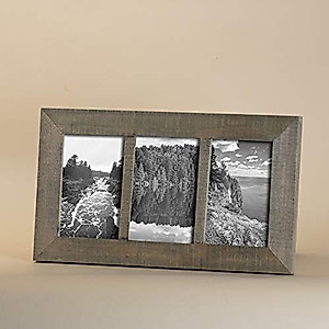Foreside Home & Garden FFRD06122 4X6 Triple Photo Ripley Frame