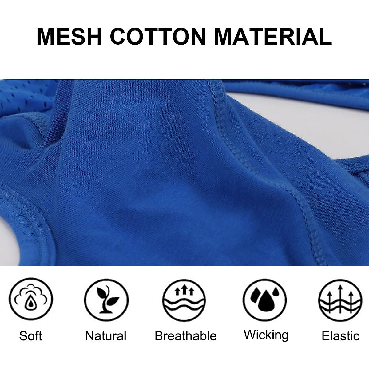 SKYSPER Men's Jockstrap Underwear Mesh Breathable Jock Strap