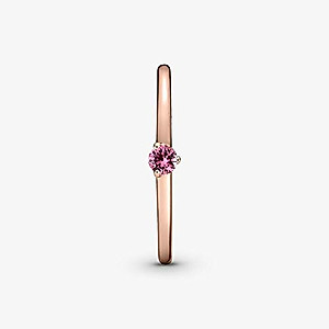 PANDORA Pink Solitaire Ring