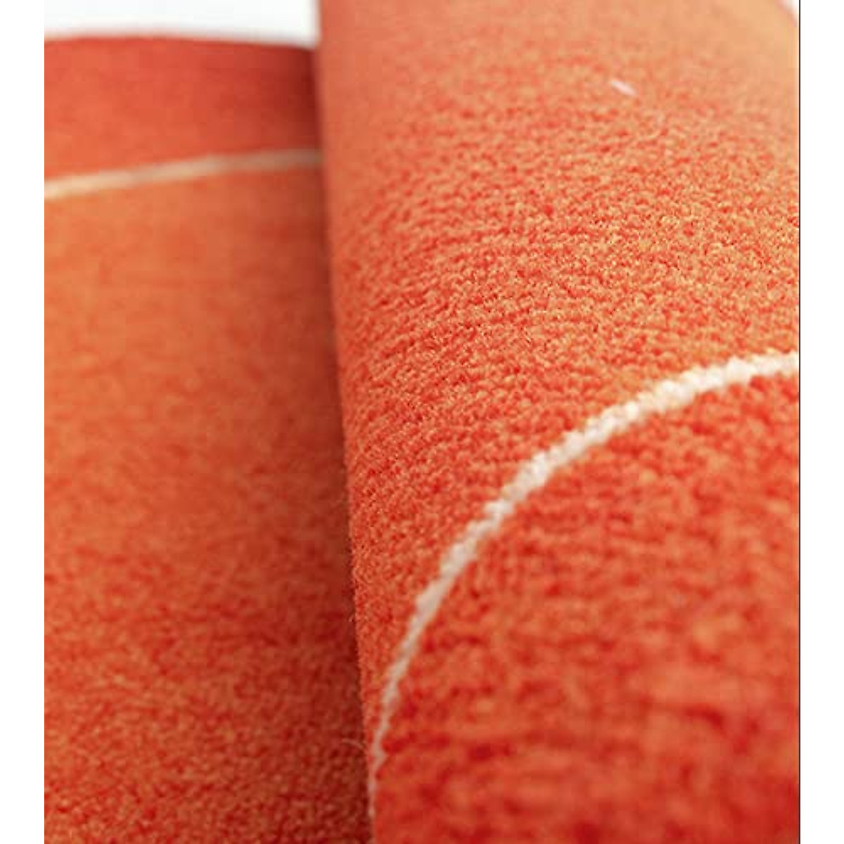 Irregular Shape Modern Geometric Area Rug for Living Room Solid Burgundy Striped Circle Dining Room Playroom Bedroom Runner Rugs Extra Large Indoor Outdoor Carpet 4x6ft