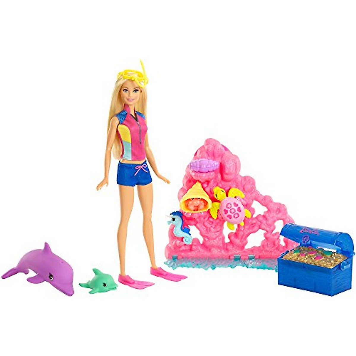 Barbie Dolphin Magic Ocean Treasure Playset
