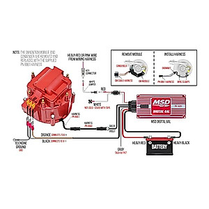 MSD 6425 Digital 6AL Ignition Control - Red