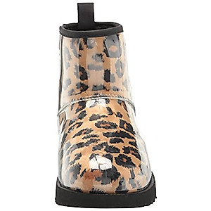 UGG Women's Classic Clear Mini Fashion Boot, Panther Butterscotch, 8