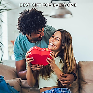 Syvio 4-in-1 Hair Dryer Brush, Detachable Oval & Flat Brush, Professional One-Step Hair Dryer & Volumizer for Straightening, Curling and Styling, Anti-frizz Hot Air Brush, Pink