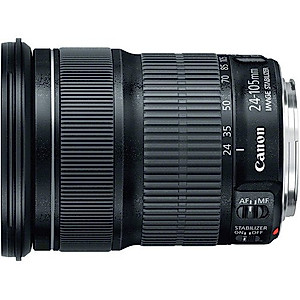 Canon EOS RP Mirrorless Digital Camera with RF 24-105mm f/4L is USM Lens Plus Mount Adapter EF-EOS R Bundled w/ (Pro Microphone, 4 Pack Photo Editing Software & More)