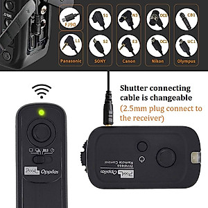 Pixel 2.4GHz Digital Wireless Remote Control S2 Remote Shutter Release for Sony A58 A68 A1 A9 A7 A7II A7R A7RII A7S A5000 A5100 A6000 A6300 A6400 A6500 A6600 RX100II HX300 HX400 HX400V HX50V HX90 RX10