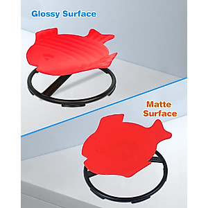 FAHKNS Spin Chair for Kids, Sensory Swivel Chair, Swivel Chair for Autism Kids Training Concentration, Outdoor and Indoor Non Slip Metal Base Sensory Chair Relieving Toddlers Sickness Symptoms