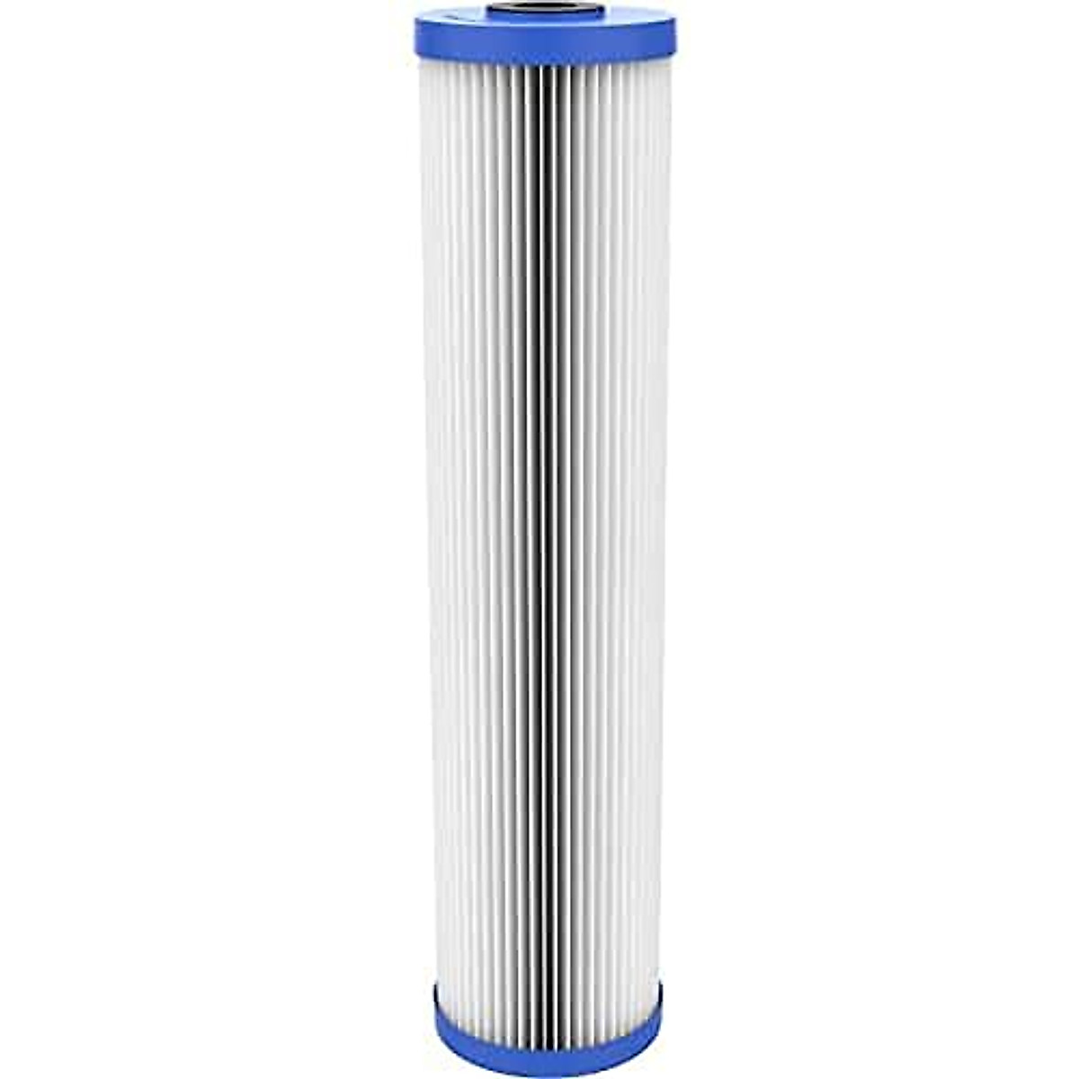 Pentair Pentek R30-20BB Big Blue Sediment Water Filter, Whole House Pleated Polyester Filter Cartridge, 20" x 4.5", 30 Micron, White