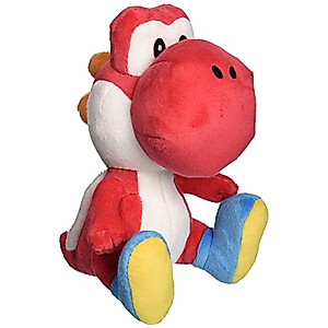 Little Buddy 1389 Super Mario All Star Collection Red Yoshi Plush, 7"