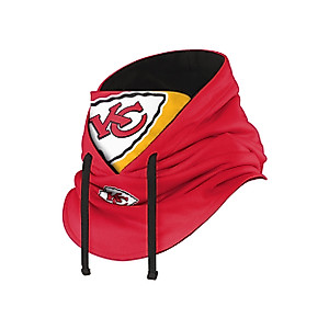 FOCO Kansas City Chiefs NFL Drawstring Hooded Gaiter